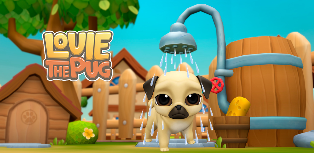 My Virtual Pet Dog - Louie the Pug Free for Android and iOS